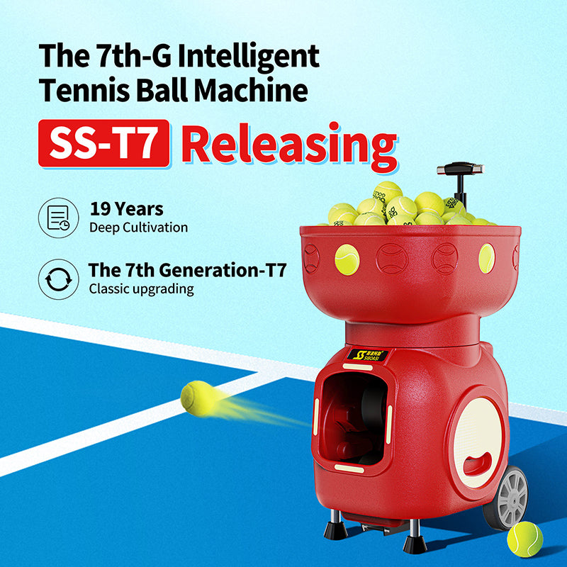 Siboasi SS T7 Ball Machine – Court Coverage
