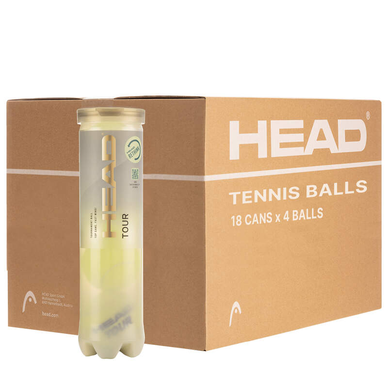 Head Tour 6DZ 4 Ball Cans – Court Coverage